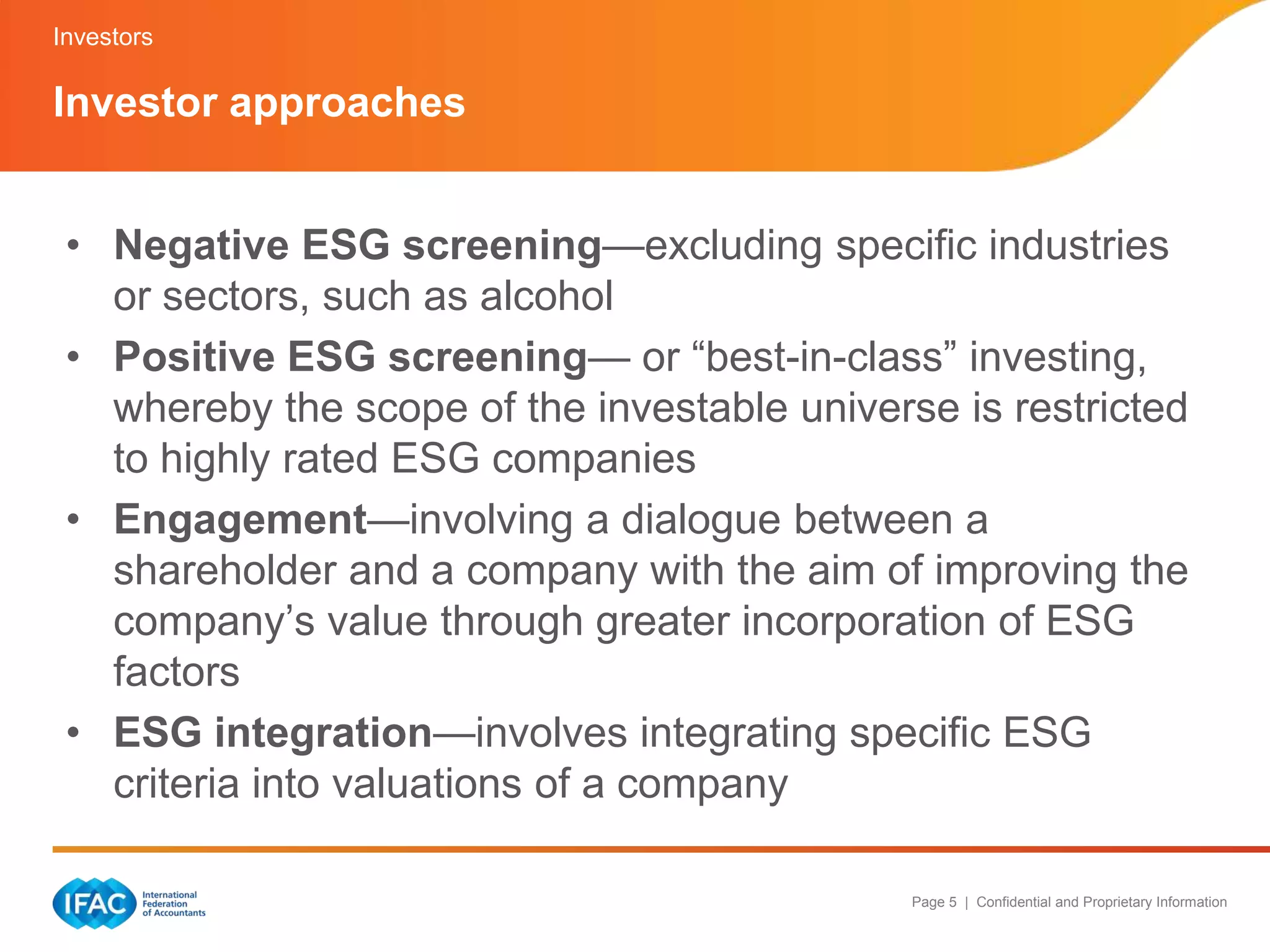 Investor Demand for Environmental, Social, Governance (ESG) Disclosures ...