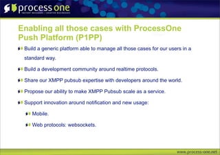 ProcessOne Push Platform: pubsub.p1pp.net