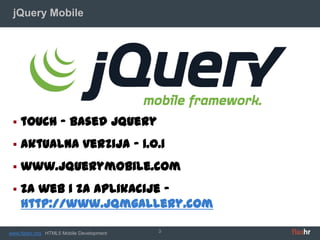 2012 02 html mobile development | PPT