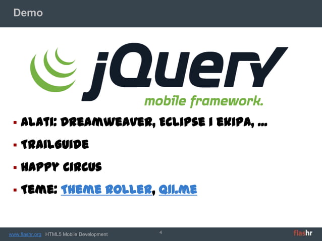 2012 02 html mobile development | PPTX