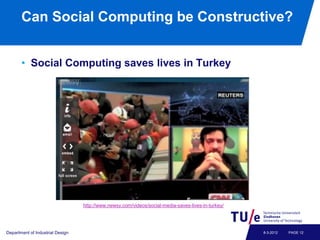 Out of Control: the bottom-up power of social computing | PPT