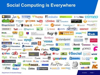 Out of Control: the bottom-up power of social computing | PPT