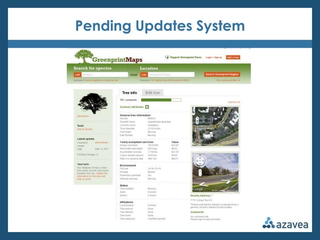 Exploring Collaborative Tree Inventory with OpenTreeMap | PPTX