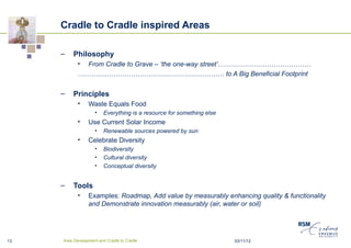 PhD Cradle To Cradle and Area Development | PPT