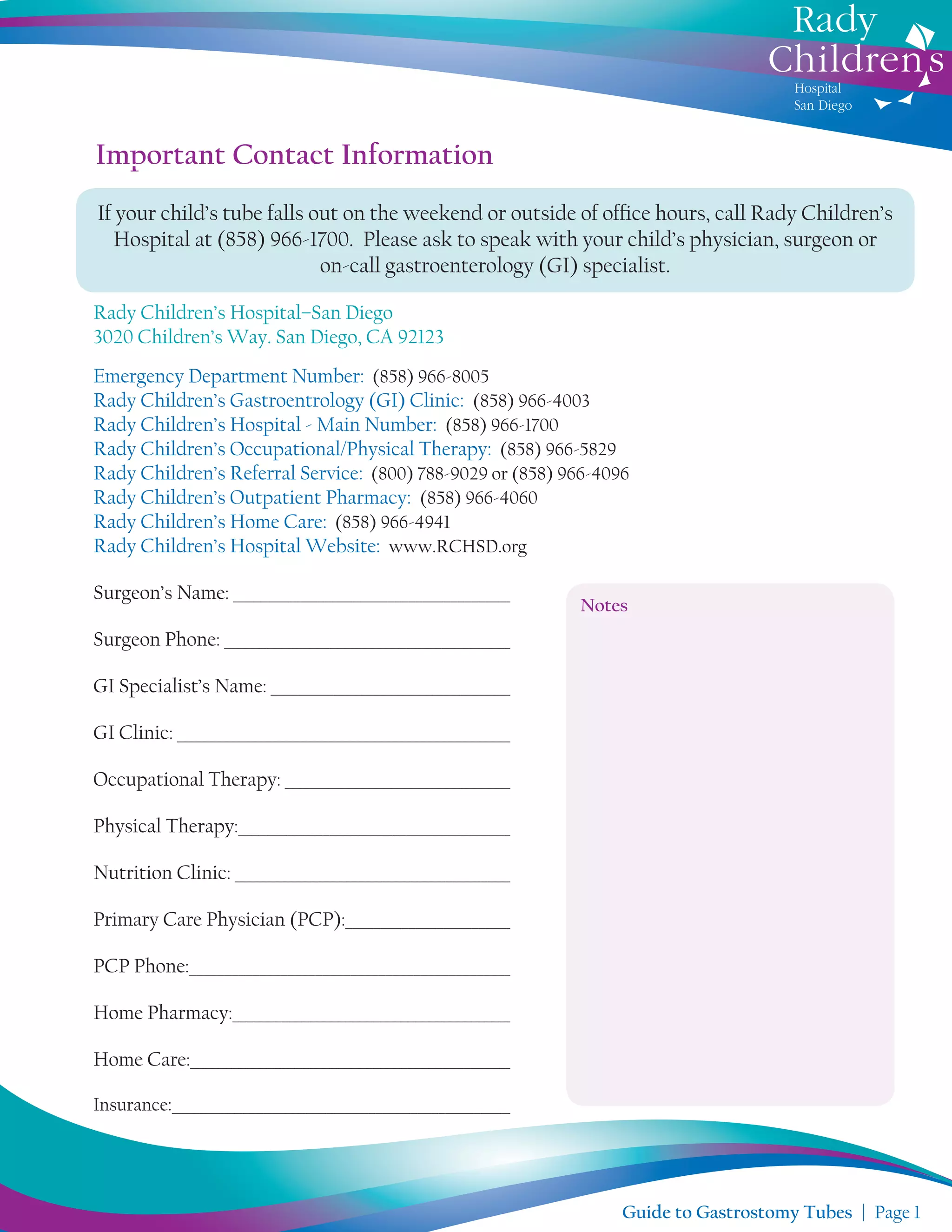 Guide to Gastrostomy Tubes | PDF
