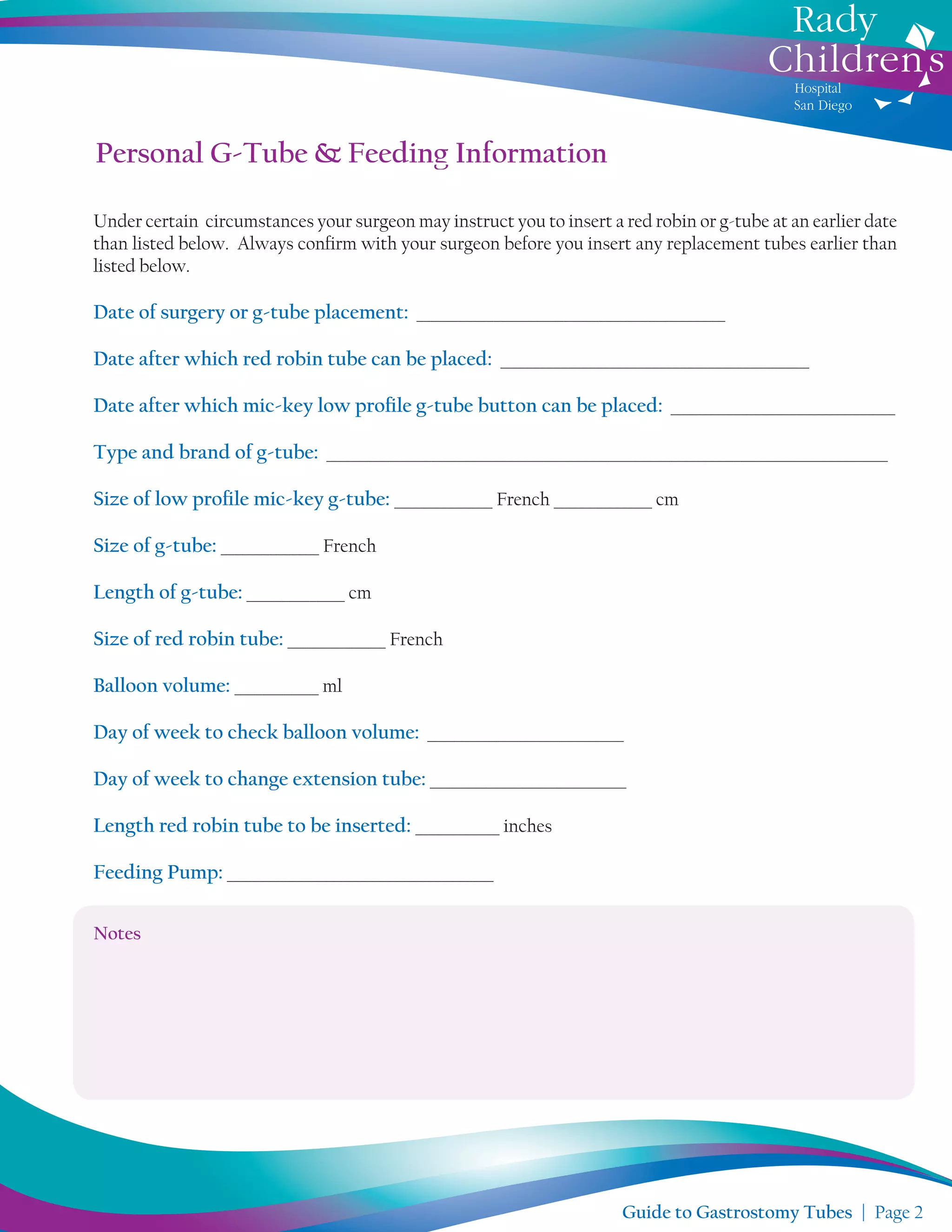 Guide to Gastrostomy Tubes | PDF