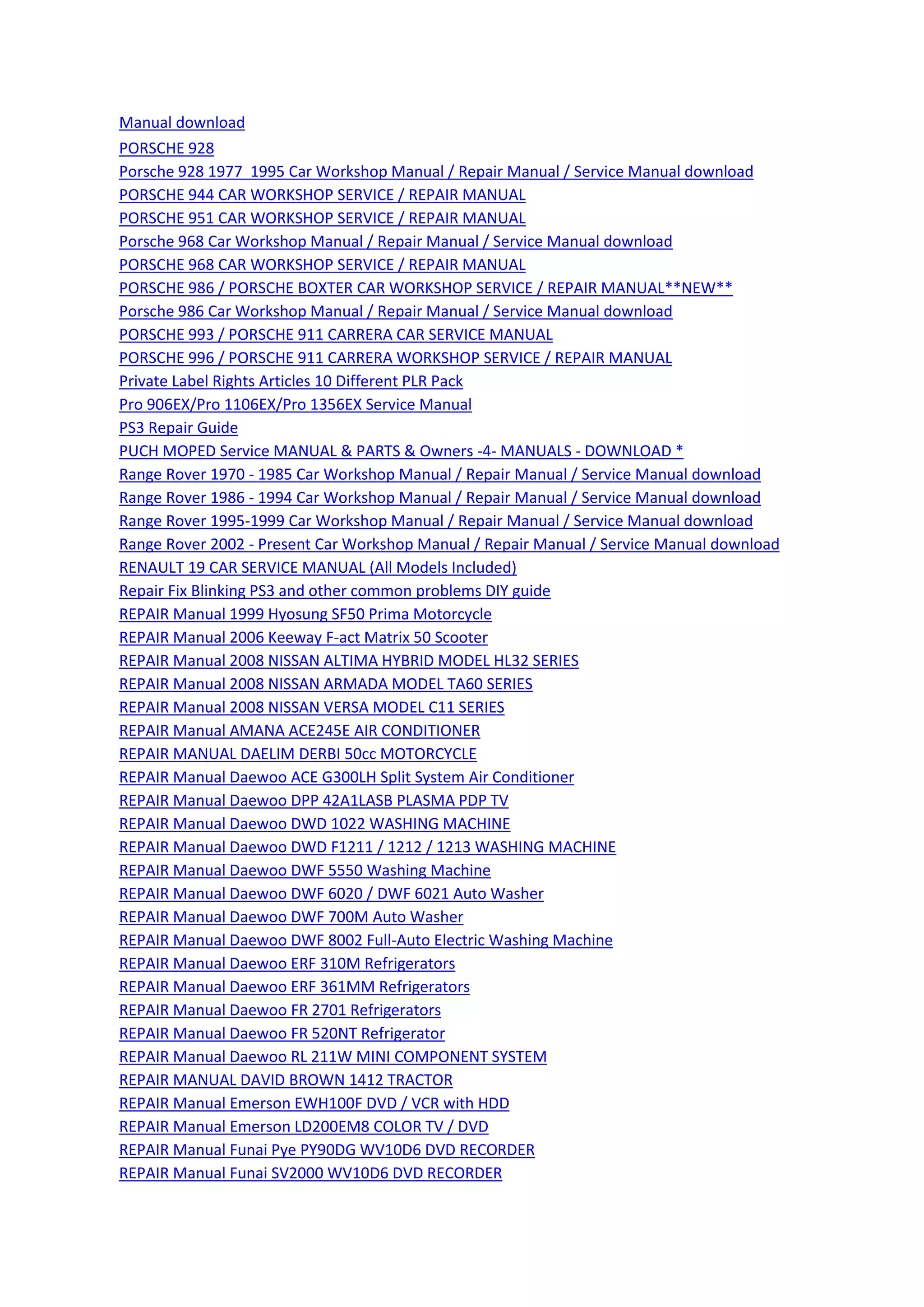 Manuals | PDF