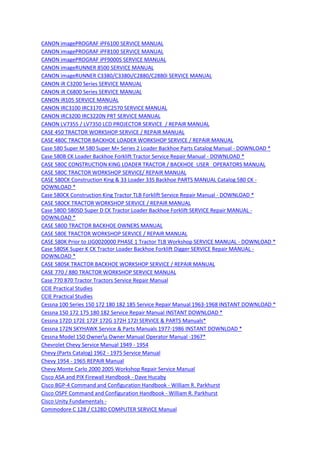 Manuals | PDF