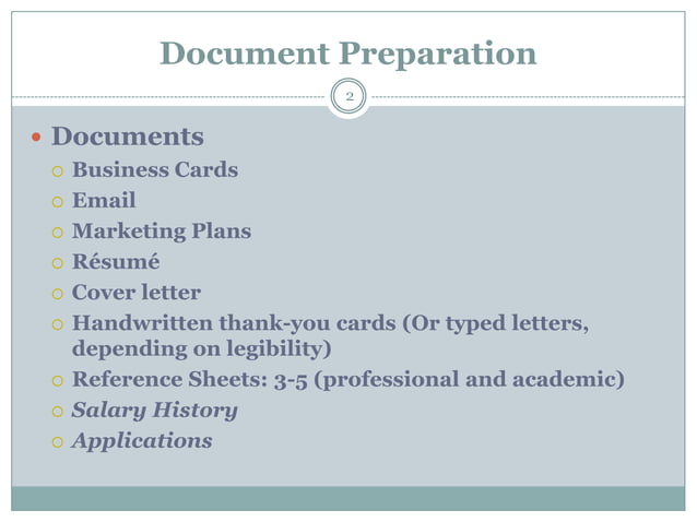 4. Prepare Your Documents, Tools, and Techniques | PPT