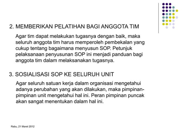 Pedoman Penyusunan SOP | PDF