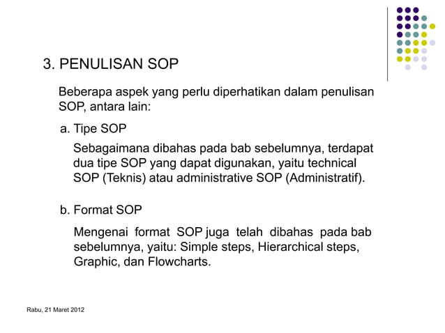 Pedoman Penyusunan SOP | PDF