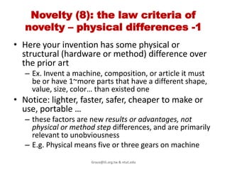 Patentability requirement on novelty | PDF
