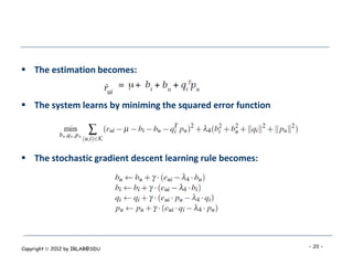 Matrix Factorization Techniques For Recommender Systems | PDF