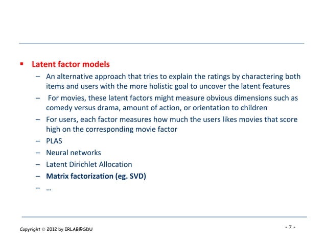 Matrix Factorization Techniques For Recommender Systems | PDF