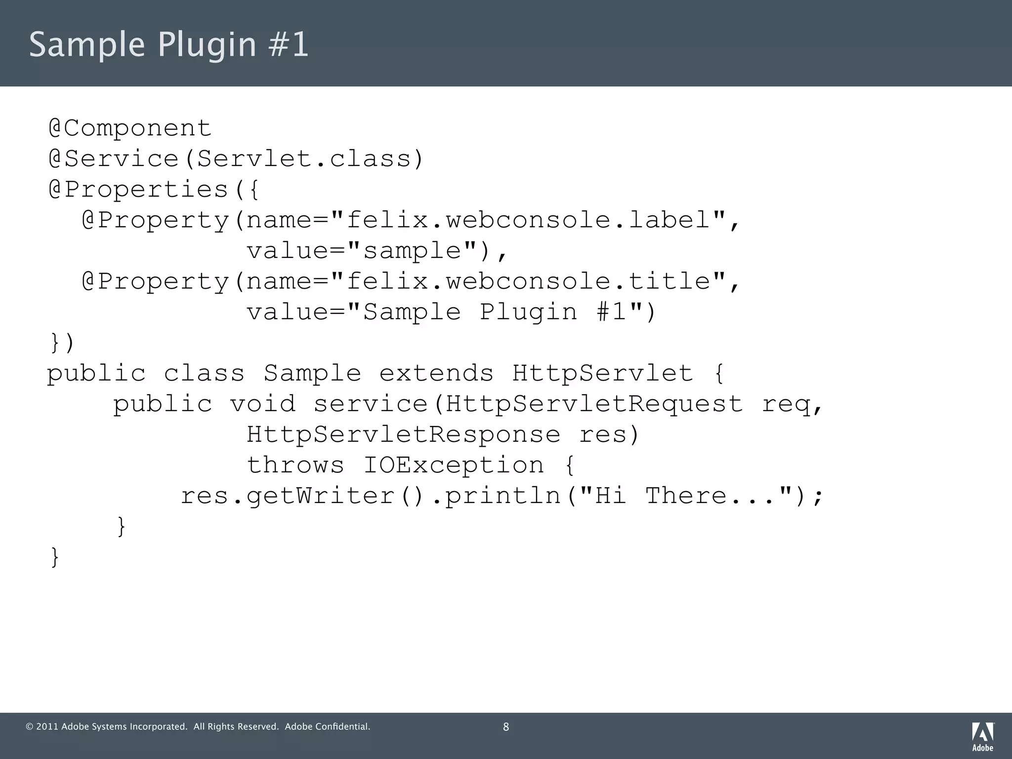 Apache Felix Web Console | PPT