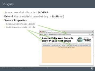 Apache Felix Web Console | PPT