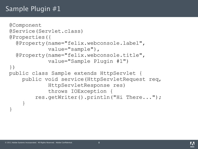 Apache Felix Web Console Ppt