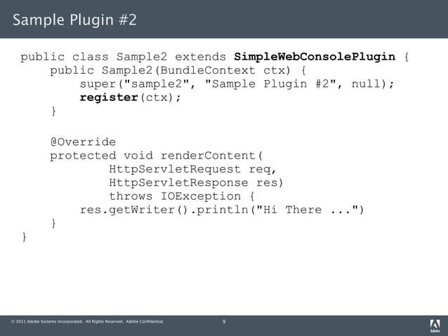 Apache Felix Web Console Ppt