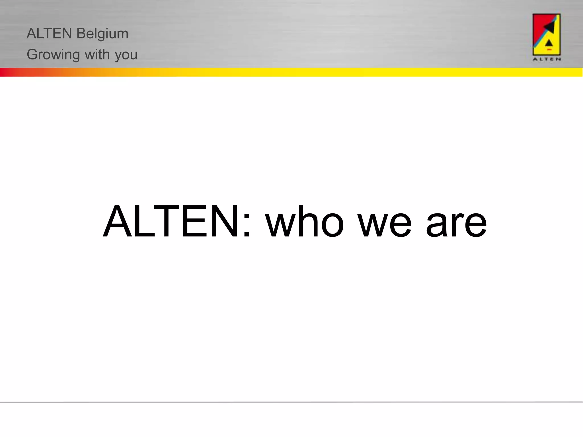 Alten Presentation | PPTX