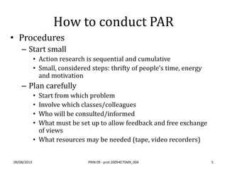 Understand Participatory Action Research | PPTX