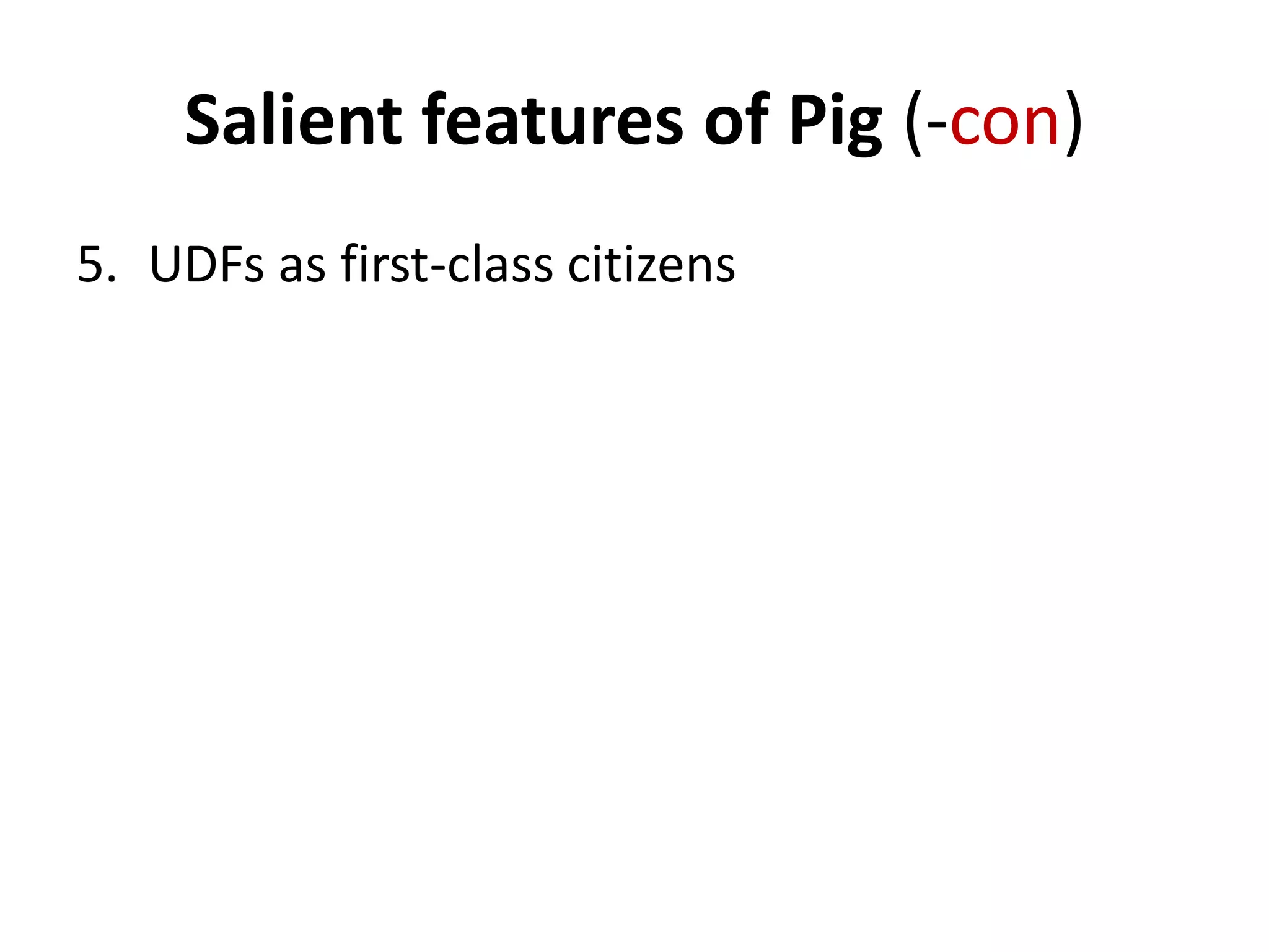 Introduction of the Design of A High-level Language over MapReduce -- The Pig Latin | PDF ...