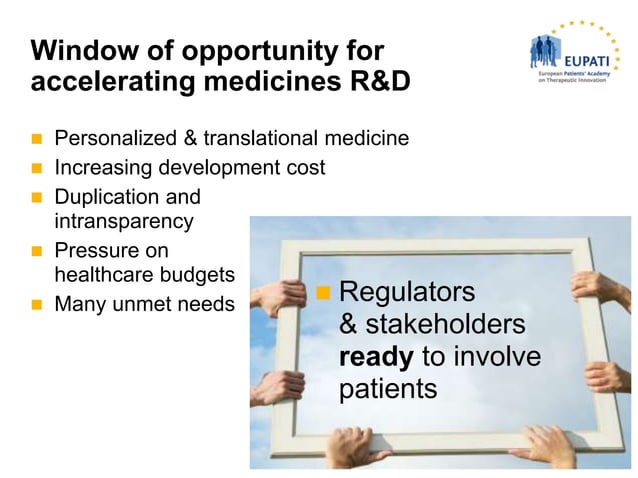 European Patients Academy - Presentation of Jan Geissler at EPF AGM | PPT