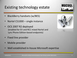 Fixed-to-Mobile Convergence with Microsoft UC | PPTX | Computing ...