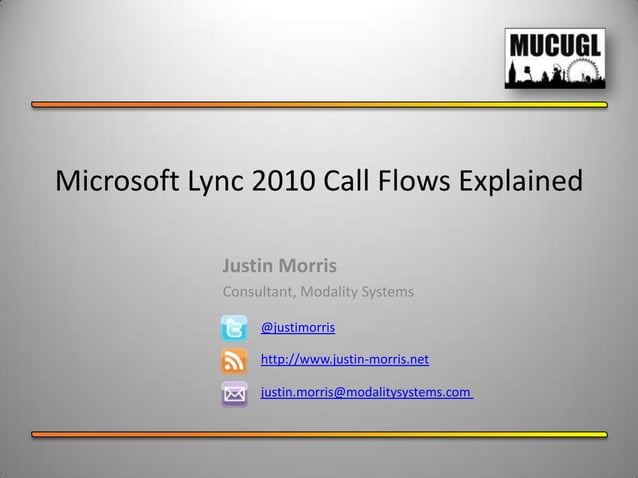 Microsoft Lync 2010 Call Flows Explained | PPTX