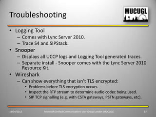 Microsoft Lync 2010 Call Flows Explained | PPTX