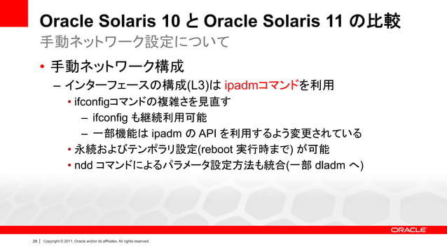 Solaris 10 から Solaris 11 への移行準備とポイント | PDF