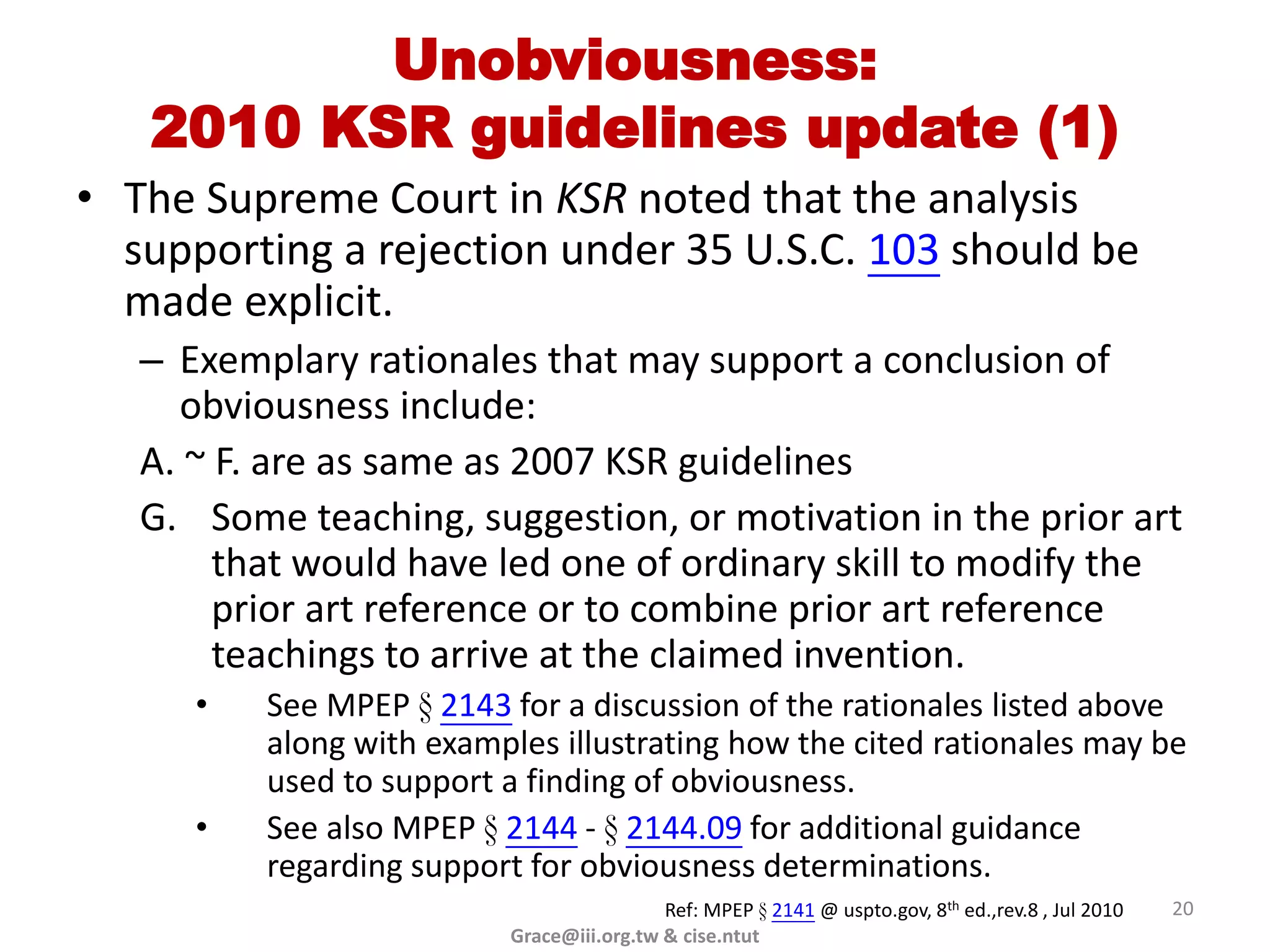 Novelty to Nonobviousness | PDF