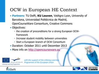 TU Delft OpenCourseWare for Students | PPT