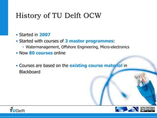 TU Delft OpenCourseWare for Students | PPT