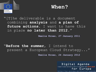 The European Cloud Computing Strategy | PPT