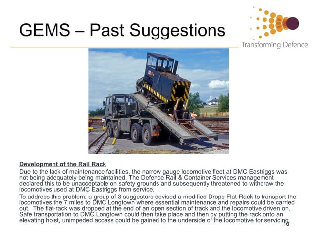 Ministry of Defence - Ideas Management | PPT