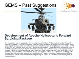 Ministry of Defence - Ideas Management | PPT