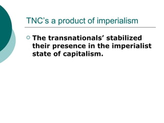 2012 06 07_presentation_wftu on tnc's | PPT