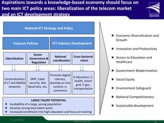 lebanon ict market - eng. lelia el khazen (RAVACOM) | PPT