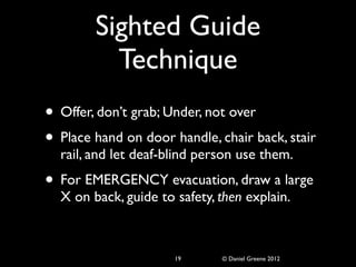Deaf-Blind Interpreting | PPT