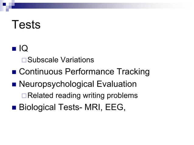 ADHD - Myth or Clinical Reality? | PPT