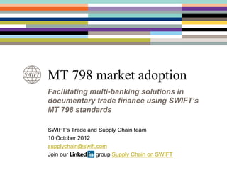 MT798 Market adoption | PPTX