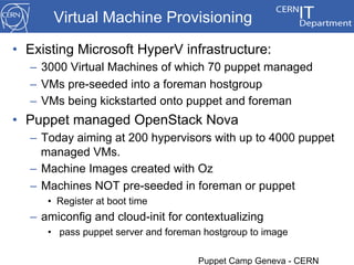 Puppet Camp CERN Geneva | PPT