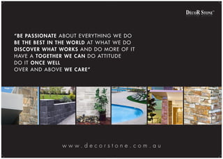 Decor Stone Brochure | PDF