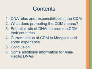 20120717 role of dna to promote cdm | PPT