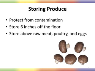 Produce Safety - Receiving and Storing | PPTX