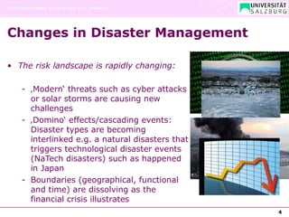 Dynamic potential in disaster exercises: identifcation – development ...