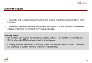 Creative and cultural clusters | PPT