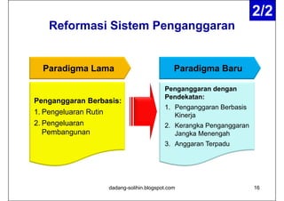 Konsep dan Paradigma Baru dalam Pengelolaan Keuangan Daerah | PDF