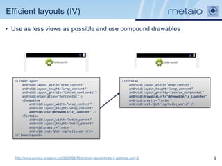 Fernando F. Gallego - Efficient Android Resources 101 | PPT