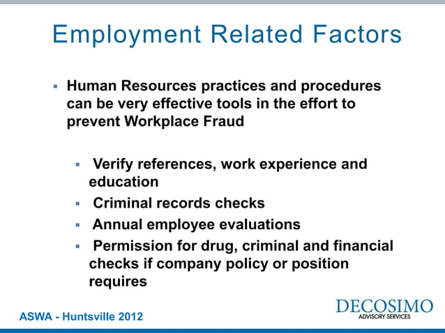 Preventing and Detecting Fraud in the Workplace | PDF